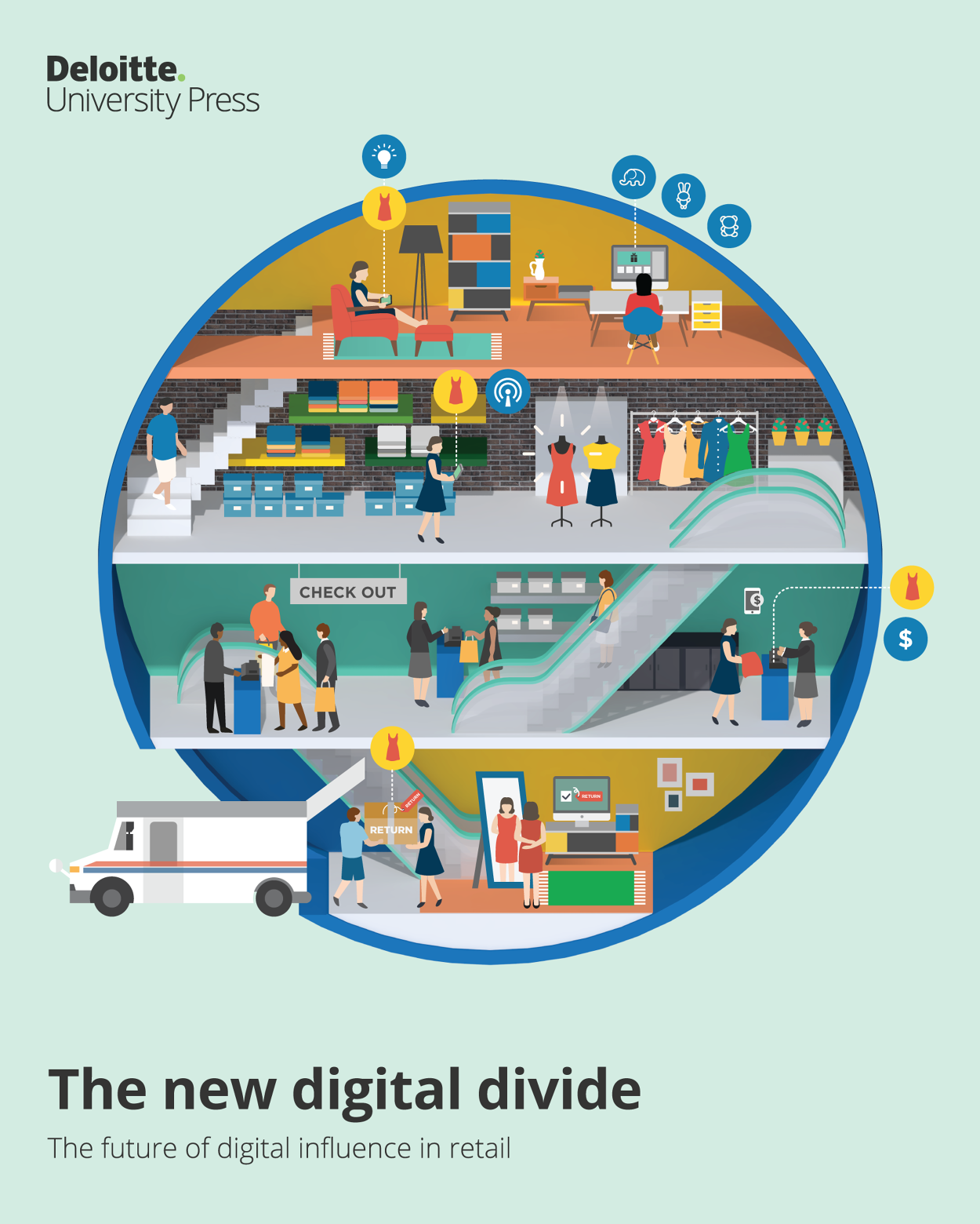 Deloitte University Press cover - Jing Zhang illustration